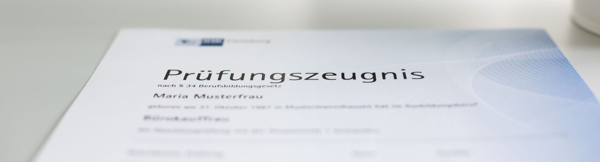 Zeugniskopie Weiterbildung: IHK Flensburg